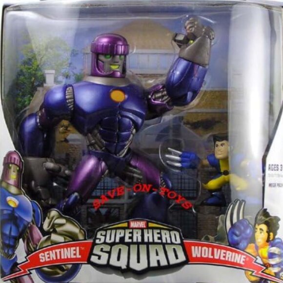 Hasbro | Toys | Superhero Squad Mega Pack Sentinel Wolverine | Poshmark
